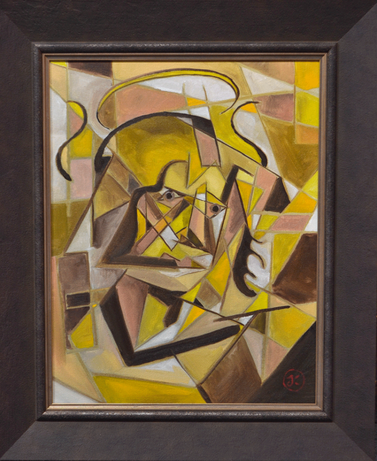 Picasso’s Angel, Original by Zac Kinkade – CV Art and Frame