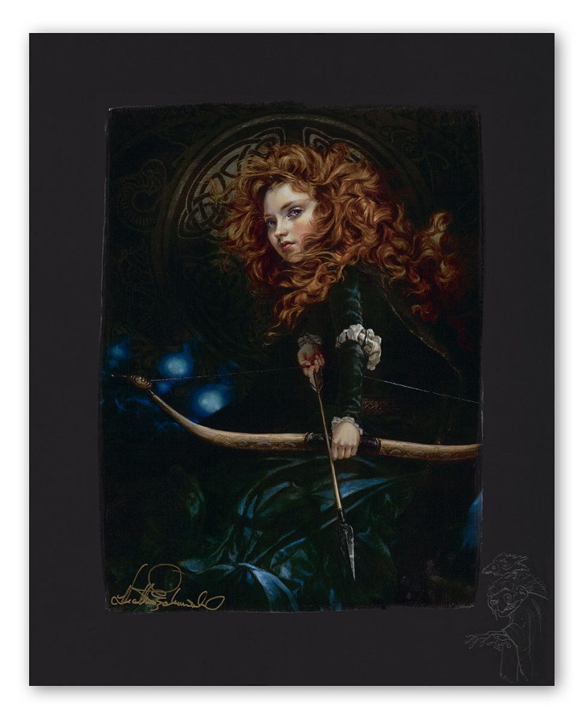 Her Father’s Daughter Chiarograph by Heather Edwards – CV Art and Frame