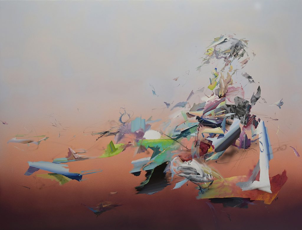 Abstract Rust by Onate – CV Art and Frame